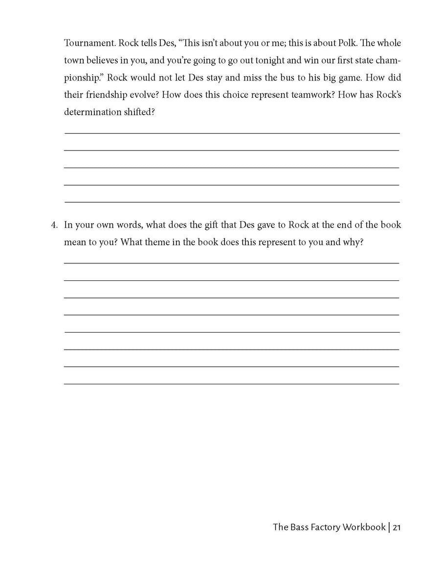 Printable Workbooks - The Fishing Chronicles – Lane Walker Books