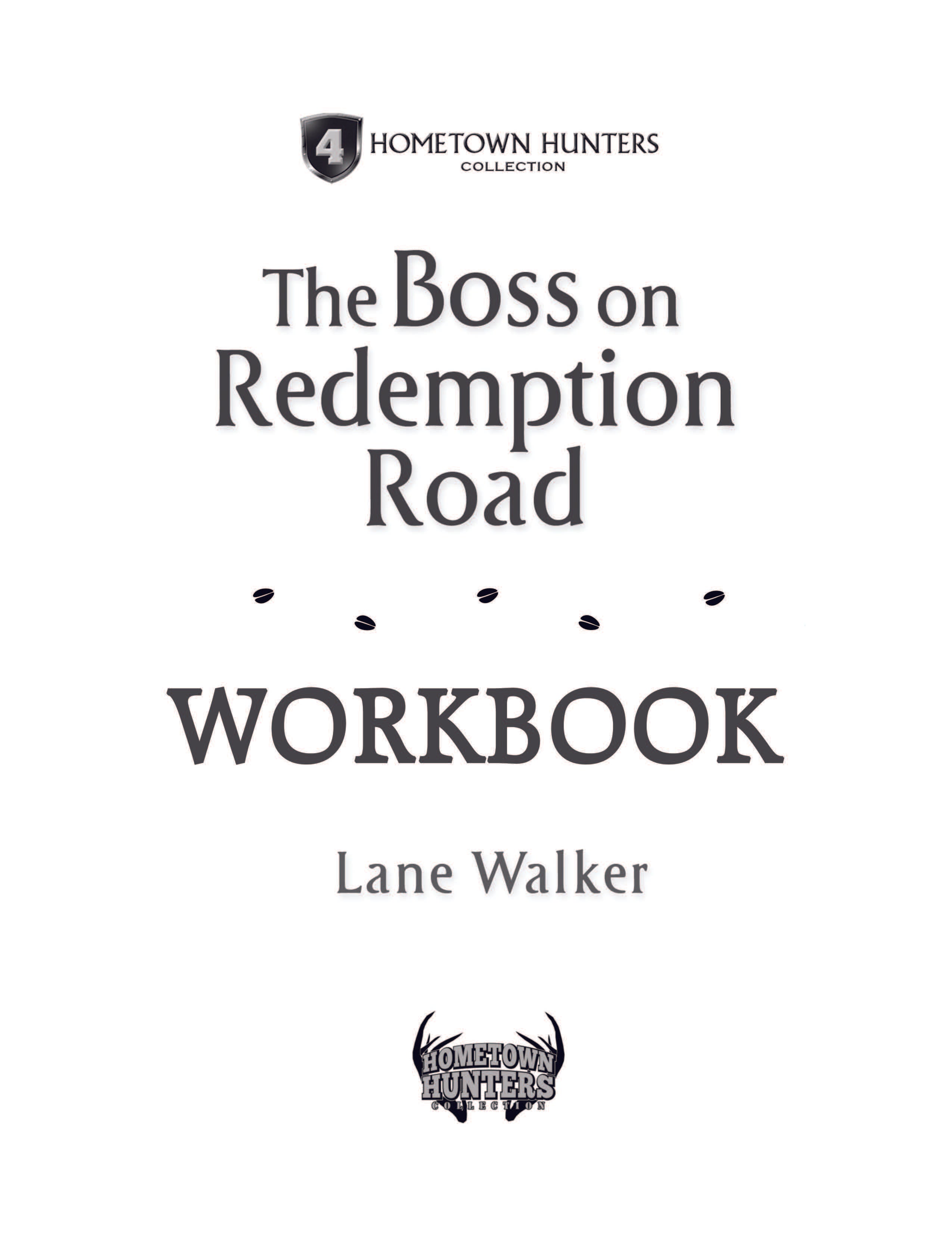 PDF Workbook - The Boss on Redemption Road – Lane Walker Books